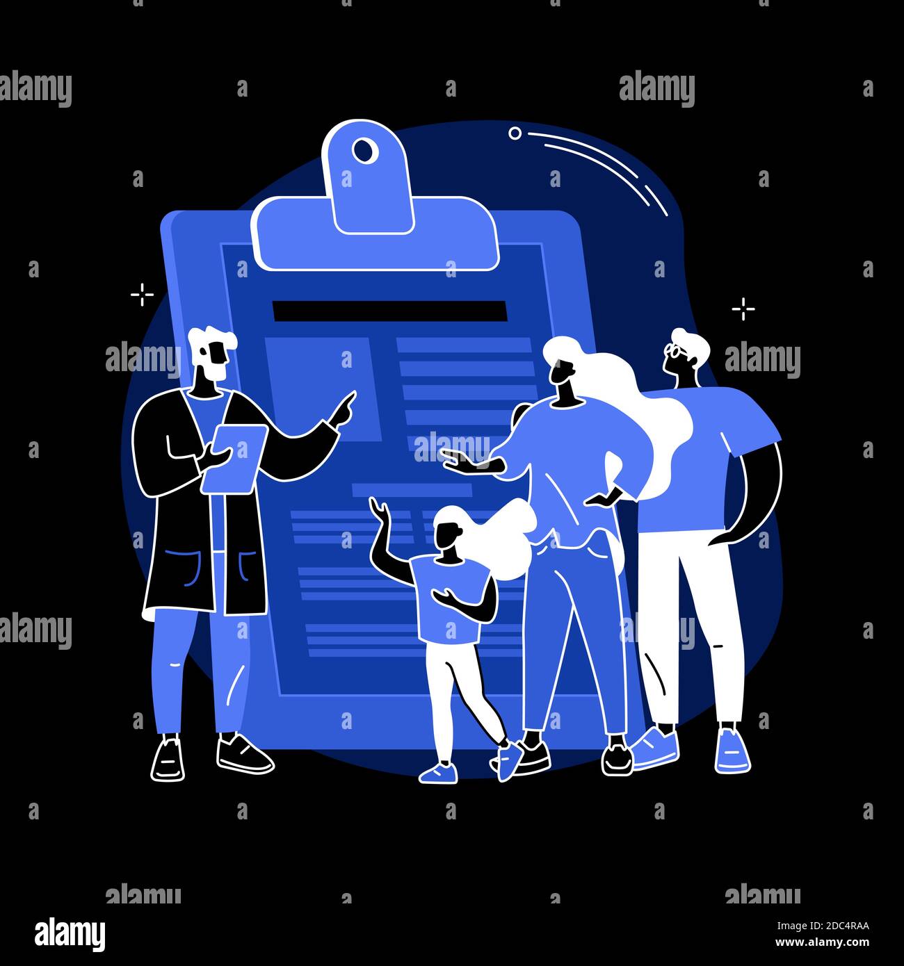 Family doctor office Stock Vector Images - Alamy