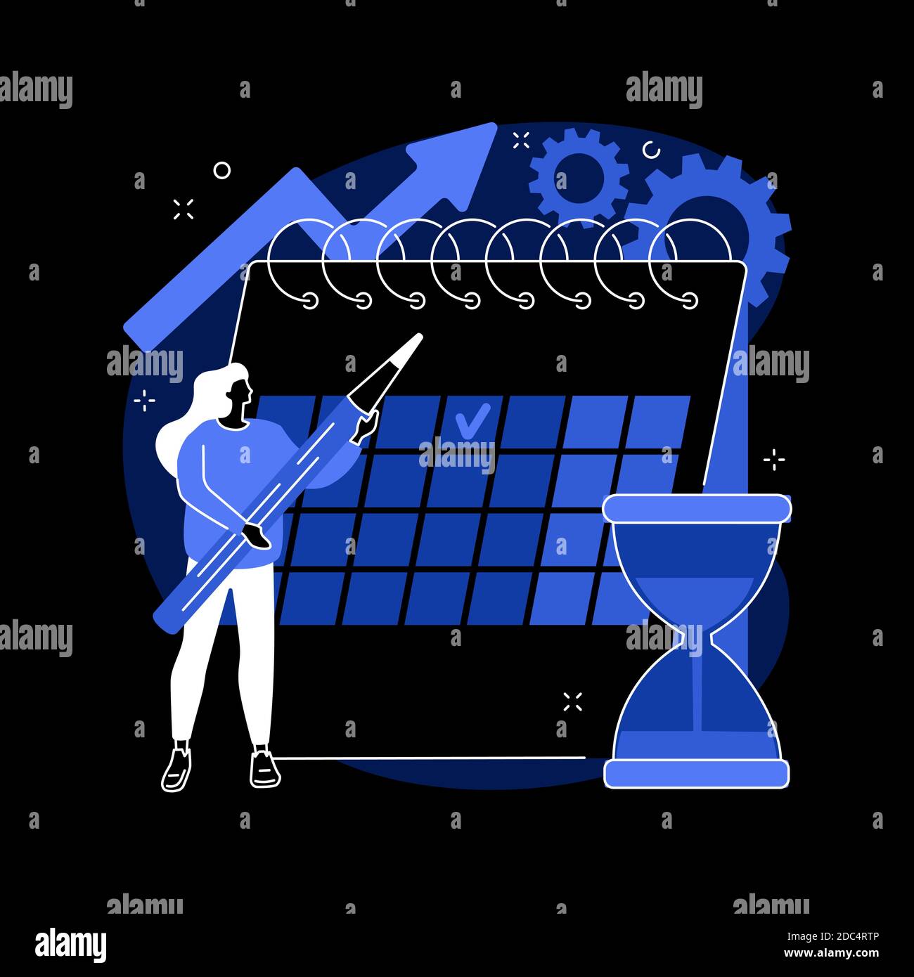 Campaign planning abstract concept vector illustration Stock Vector ...