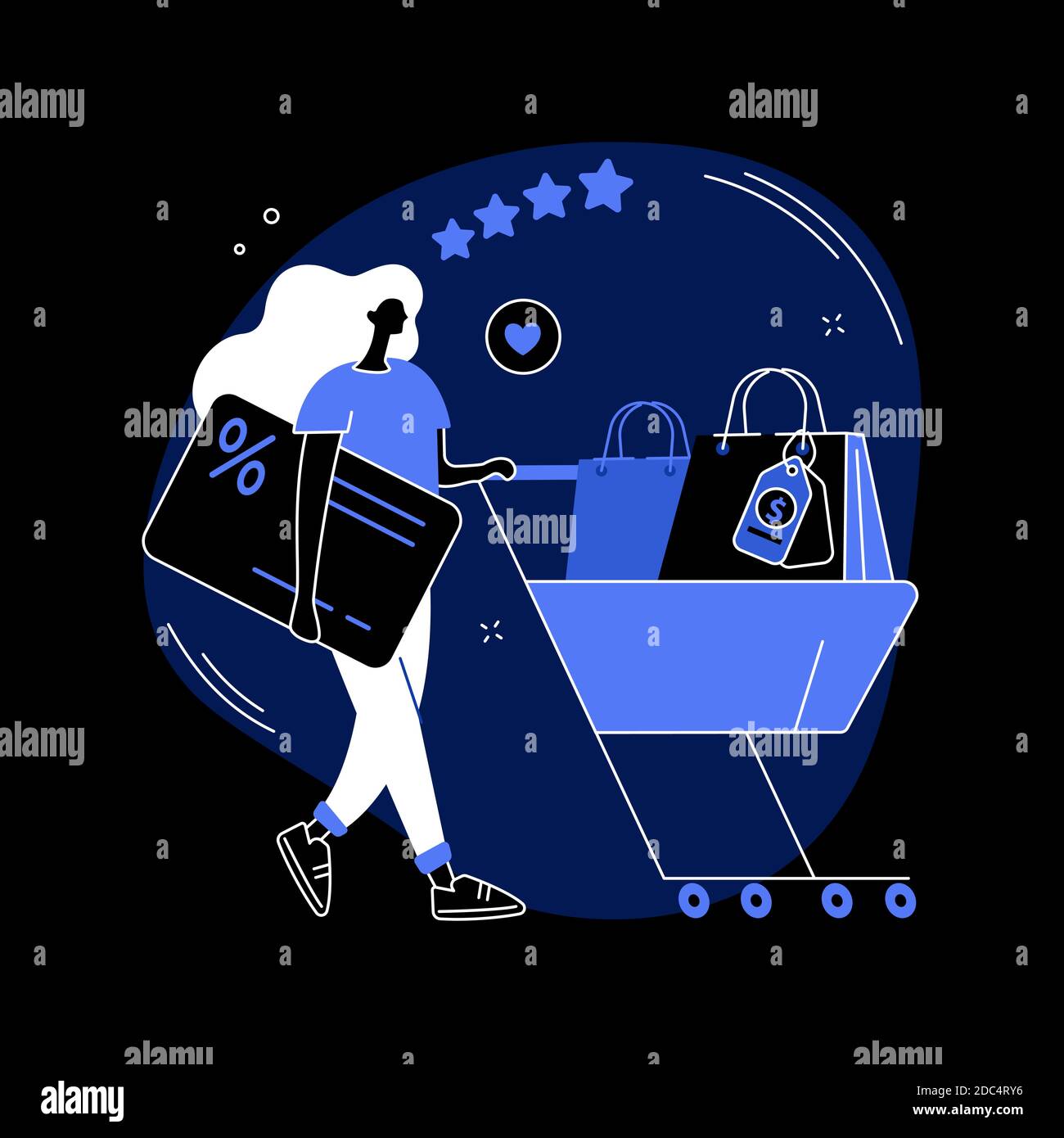 Satisfaction and loyalty abstract concept vector illustration Stock ...