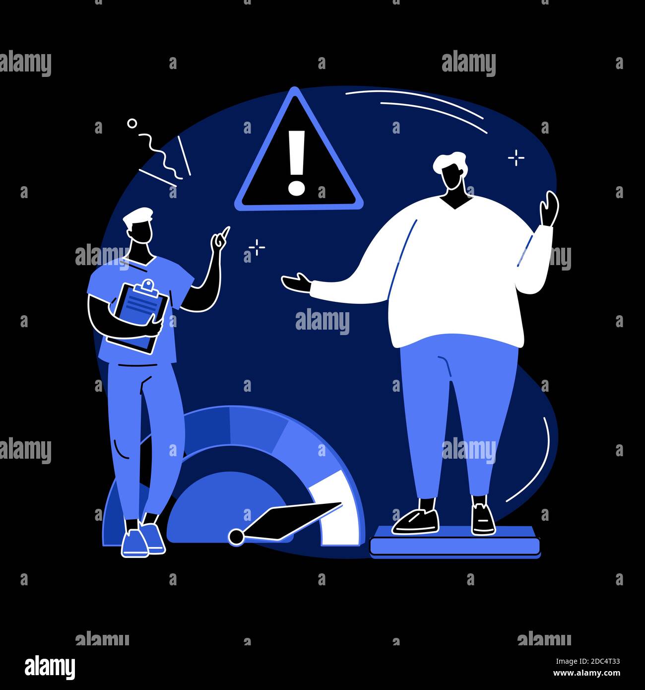 Body Mass Index Abstract Concept Vector Illustration Stock Vector Image