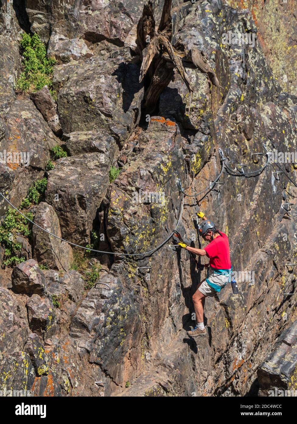 Ouray Via Ferrata, Ouray, Colorado Stock Photo - Alamy