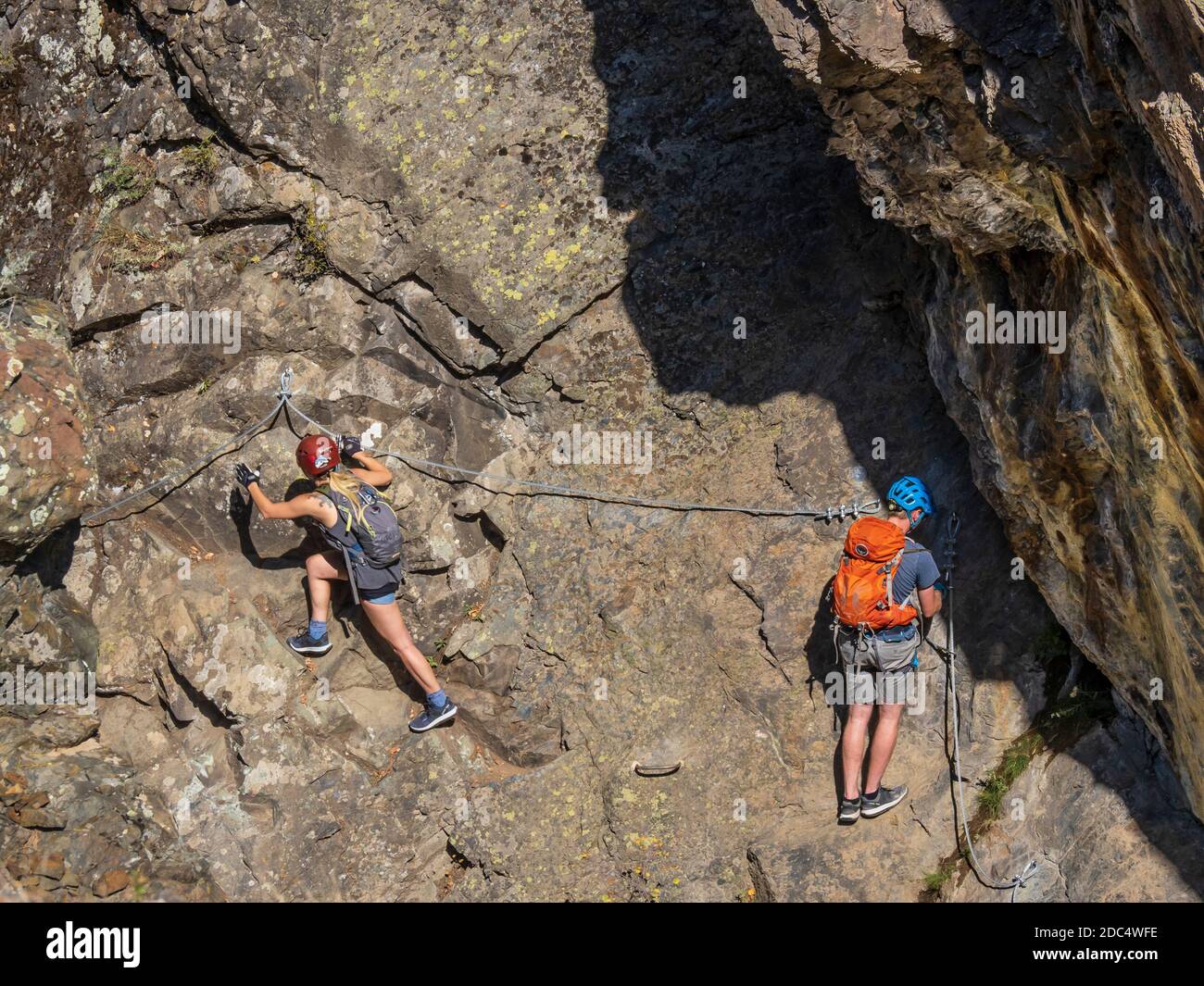 Ouray Via Ferrata, Ouray, Colorado Stock Photo - Alamy