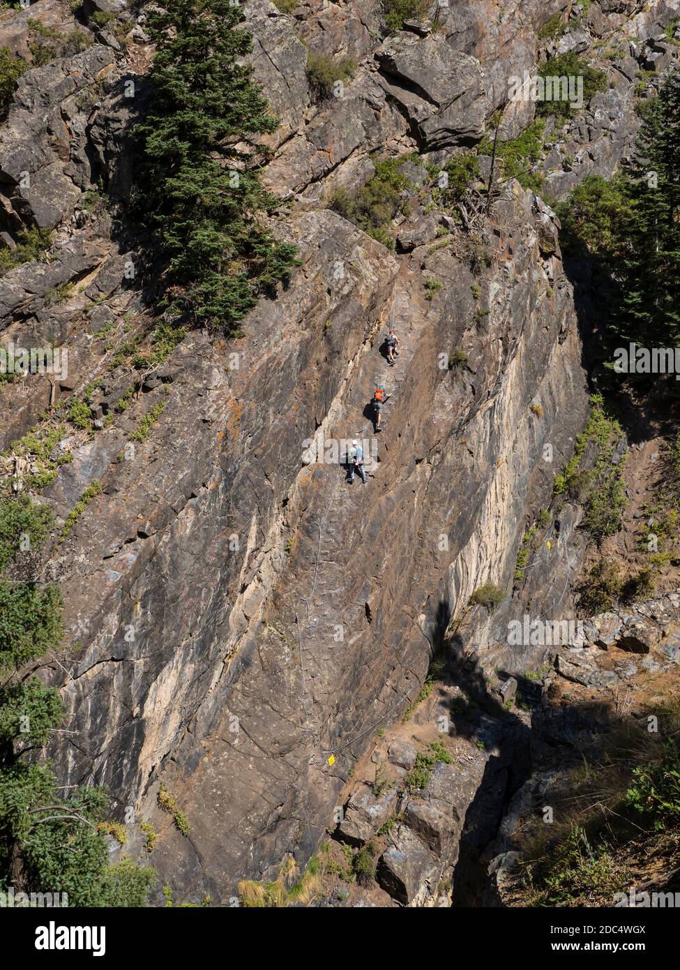 Ouray Via Ferrata, Ouray, Colorado Stock Photo - Alamy