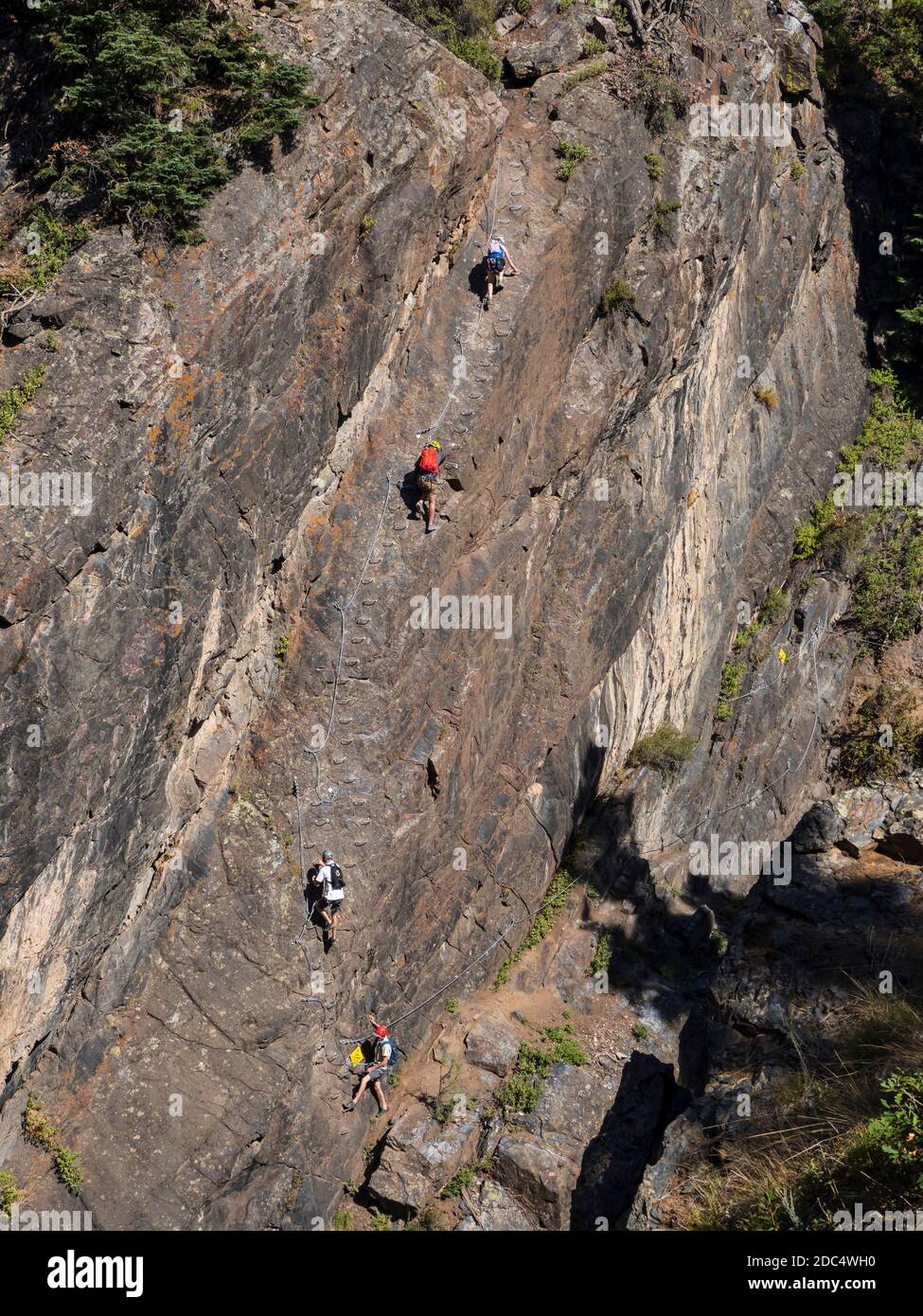 Ouray Via Ferrata, Ouray, Colorado Stock Photo - Alamy