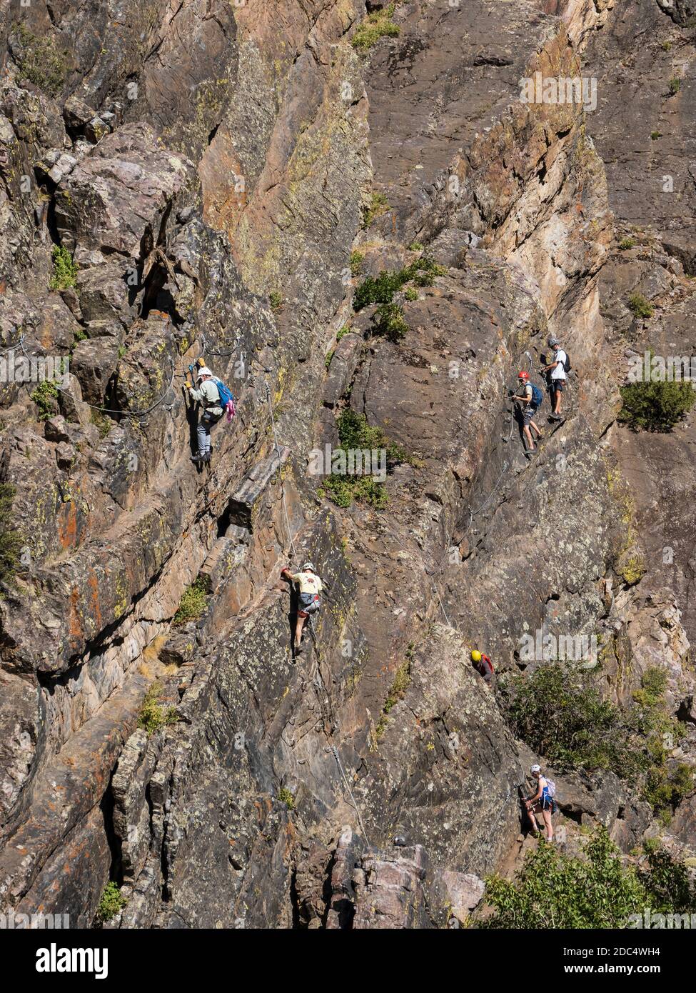 Ouray Via Ferrata, Ouray, Colorado Stock Photo - Alamy