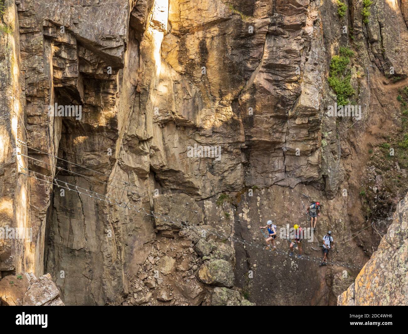 Ouray Via Ferrata, Ouray, Colorado Stock Photo - Alamy