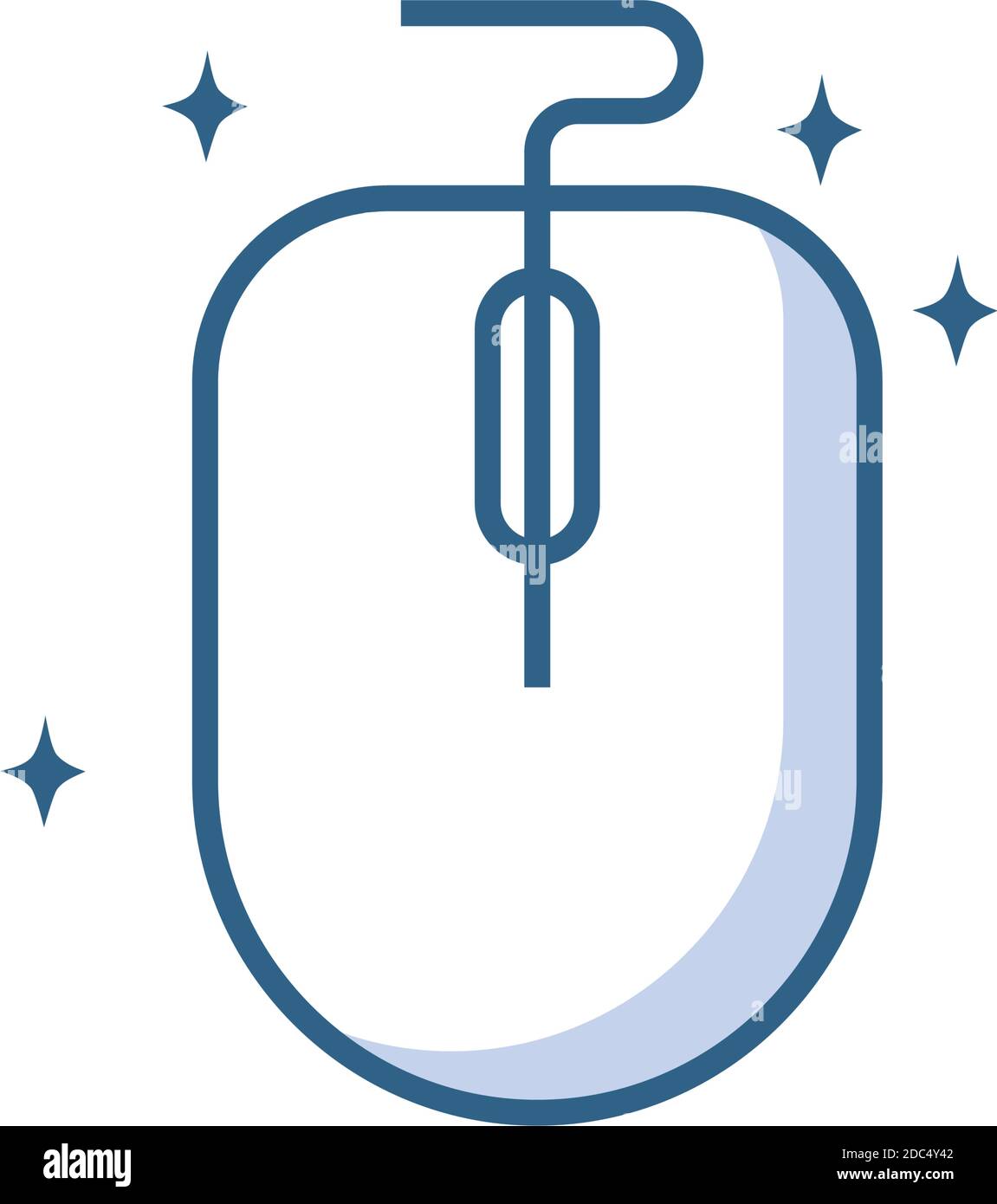 mouse software device technology object vector illustration line style ...