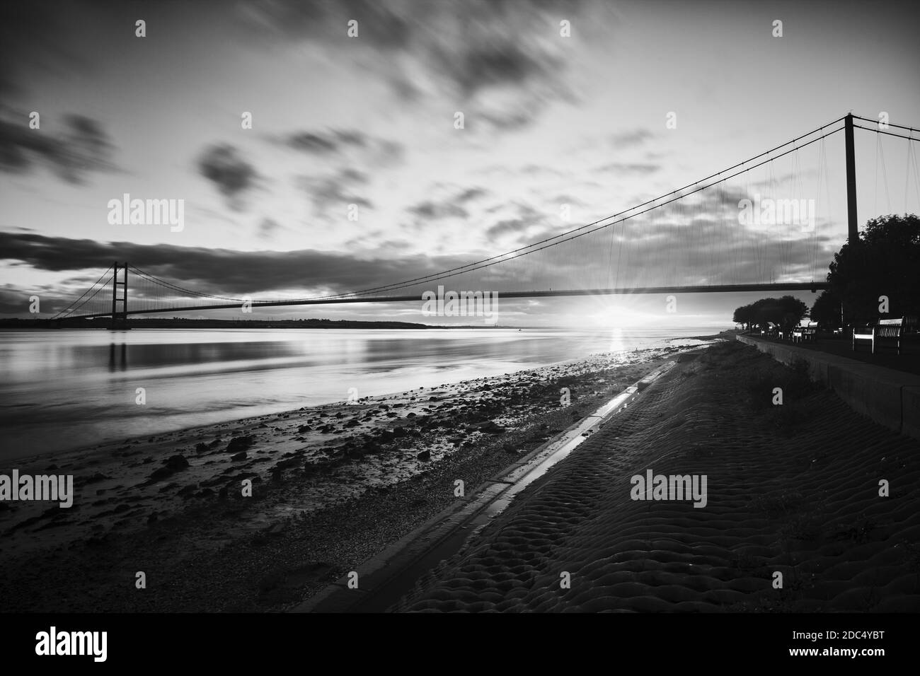 Great road bridge over Black and White Stock Photos & Images - Alamy