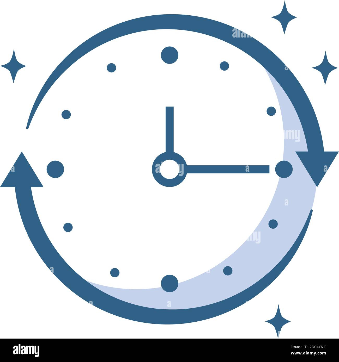 refresh time progress vector illustration line style icon Stock Vector ...