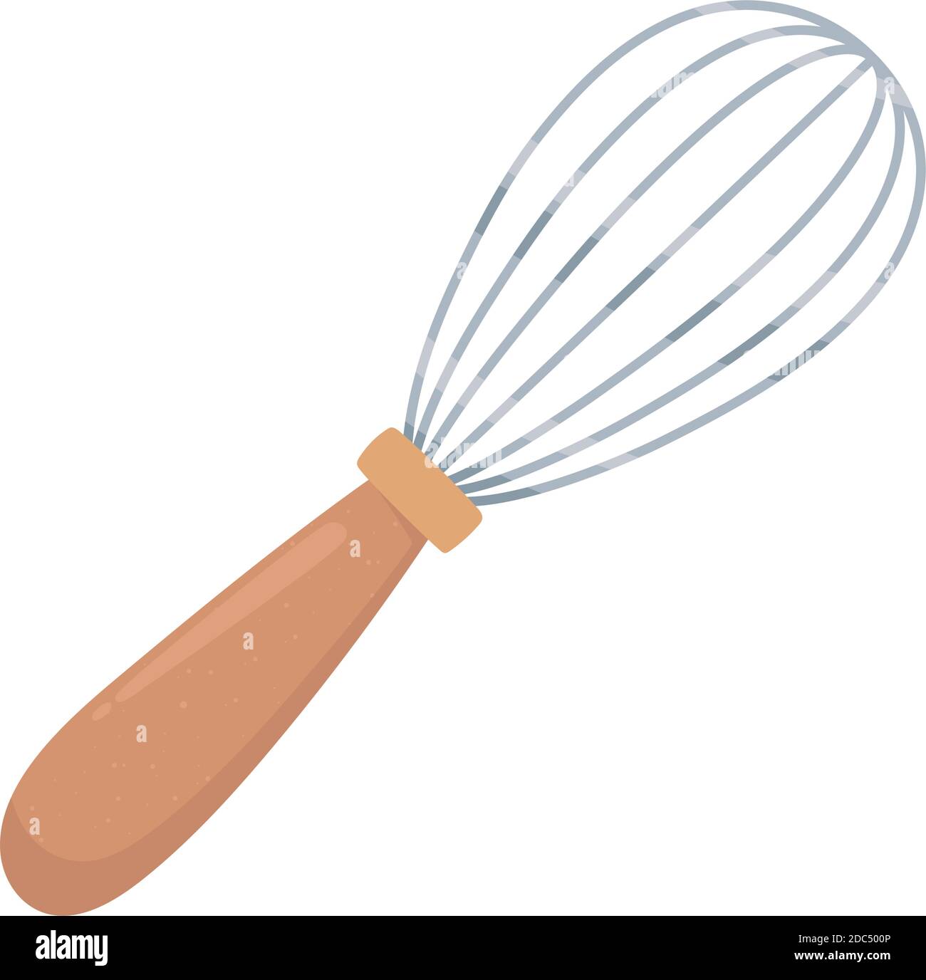 bakery manual whisk utensil icon isolated design vector illustration ...