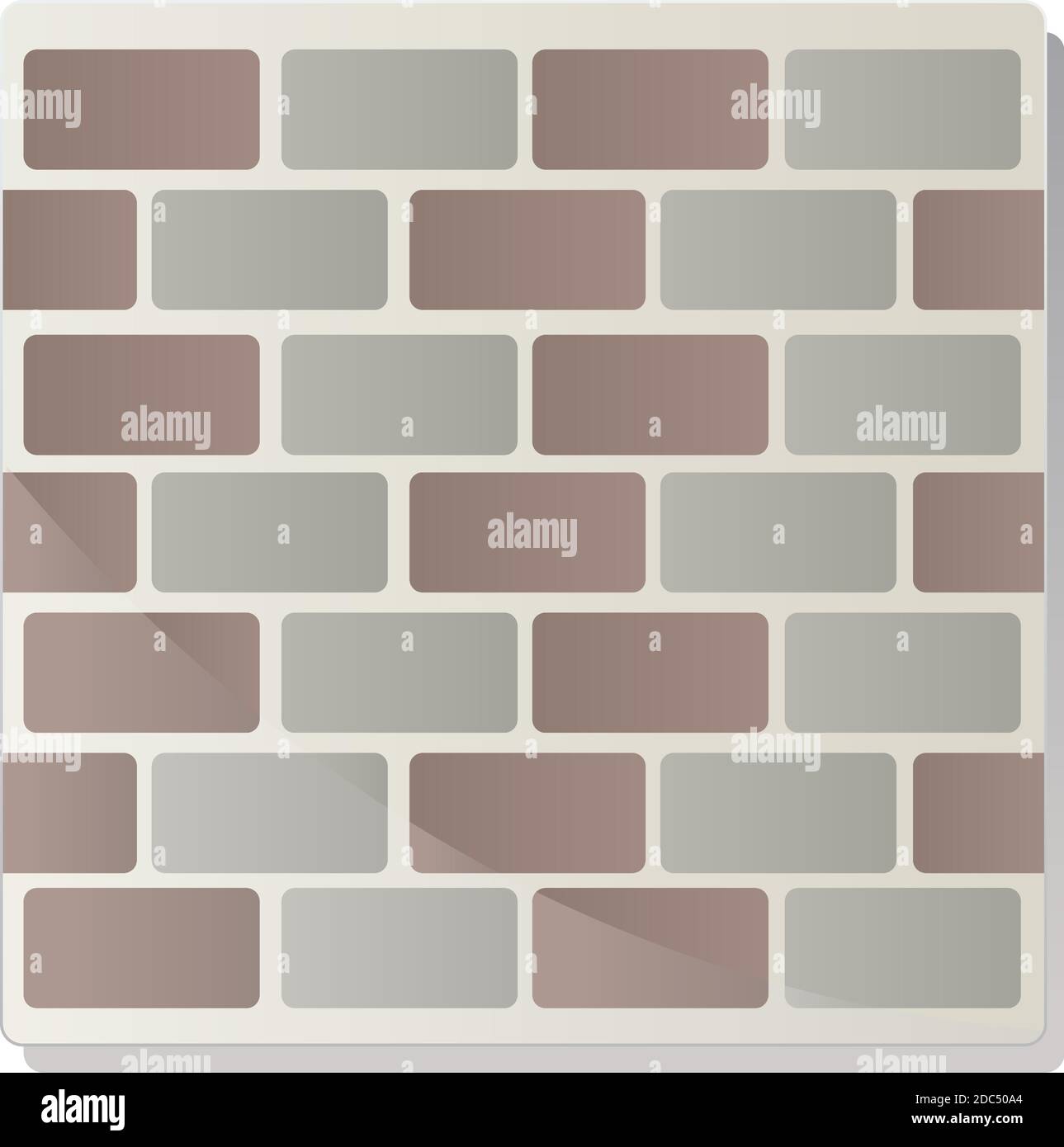 wall brick pavement tile seamless pattern vector illustration Stock ...