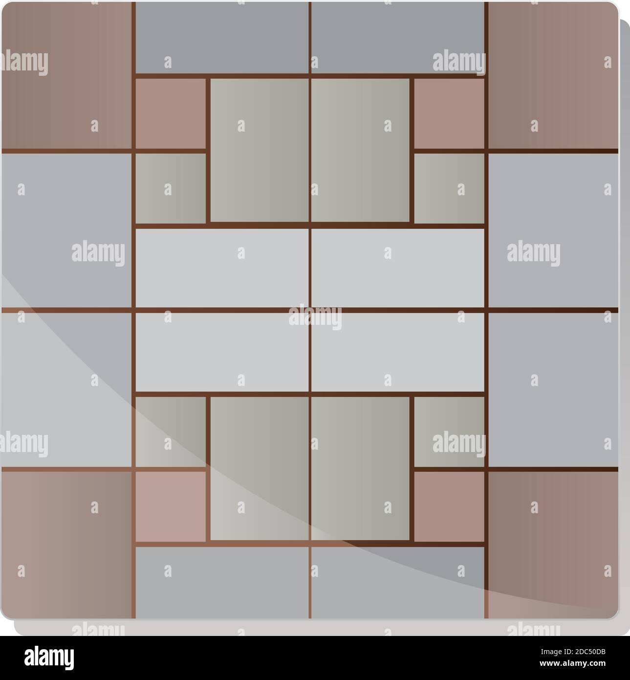 Pattern paving slabs Stock Vector Images - Alamy