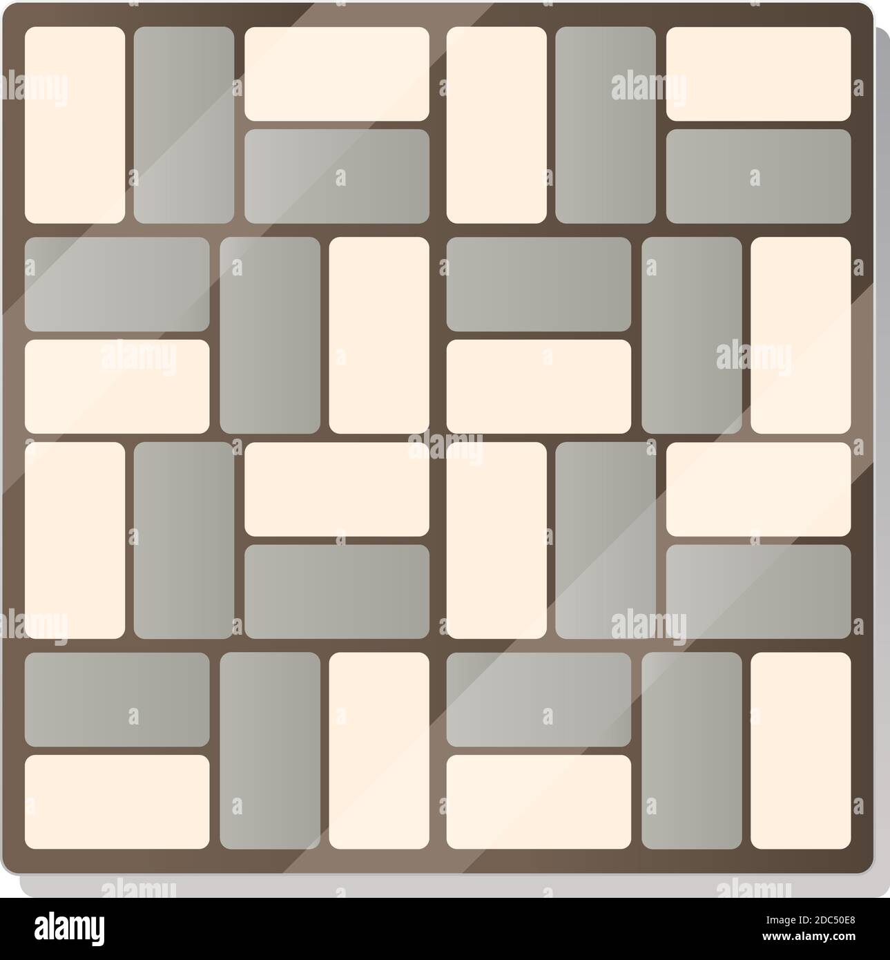 Street concrete floor tiles Stock Vector Images - Alamy