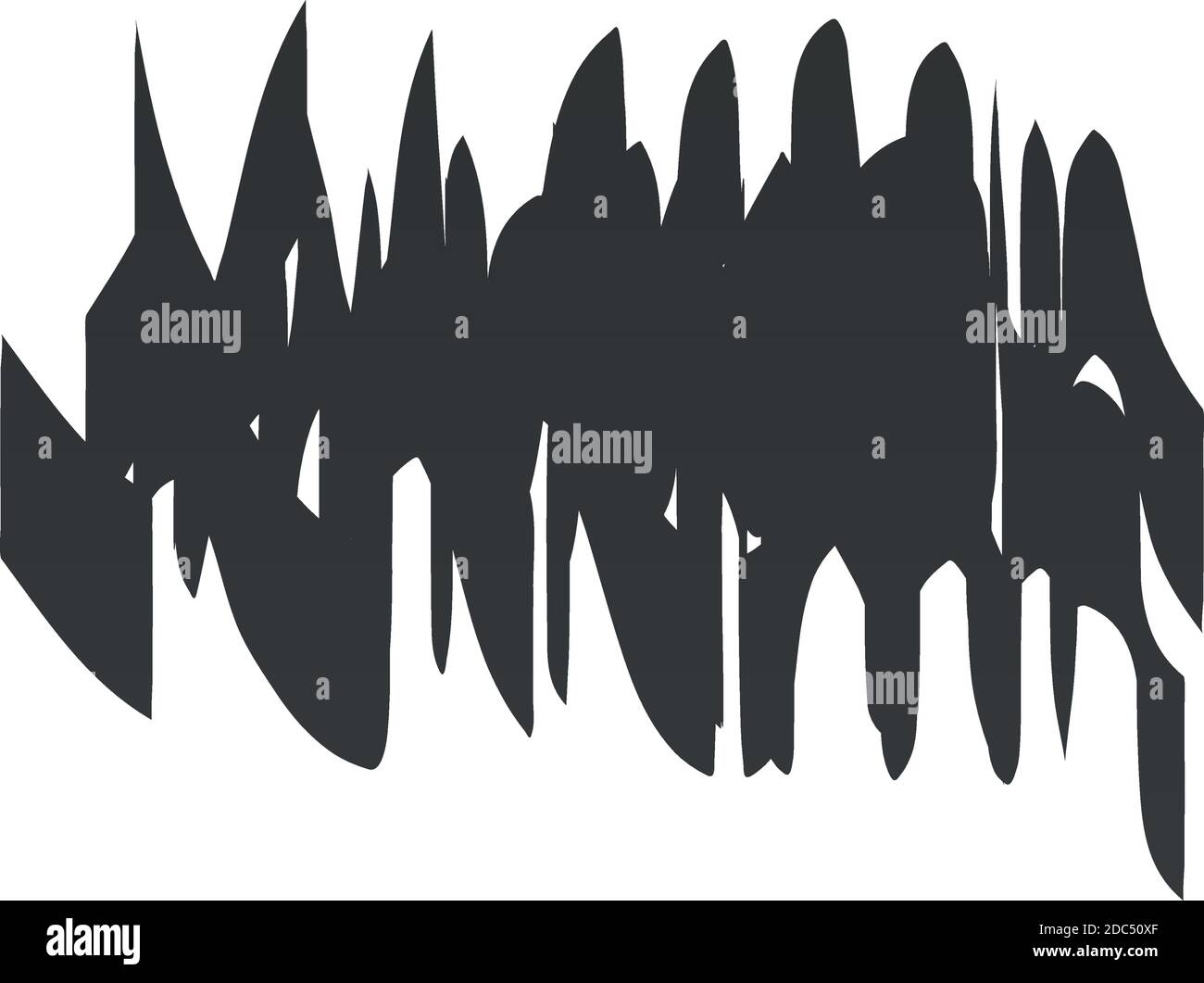 scribble stain, irregular strokes pattern vector illustration Stock ...