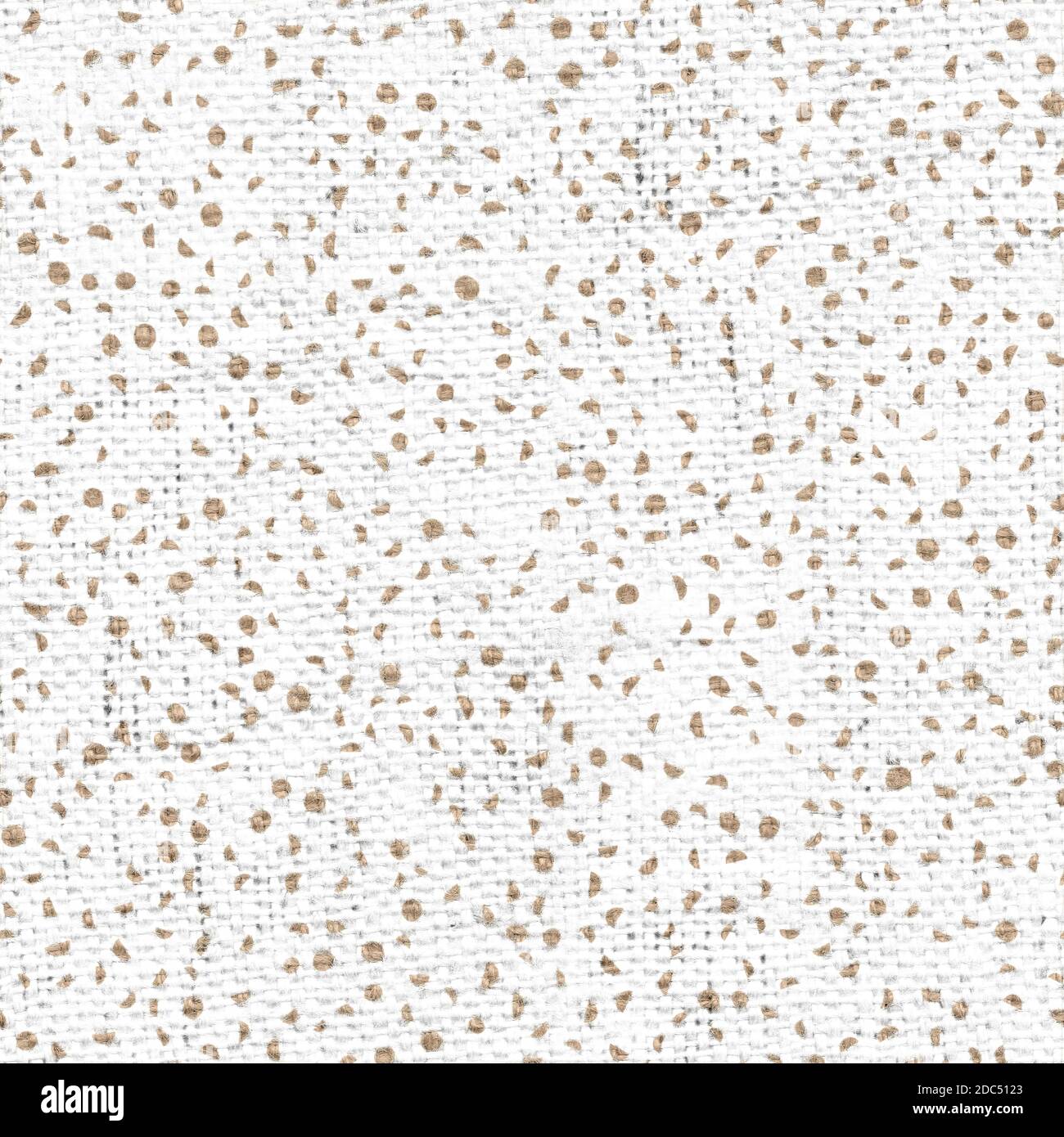 Seamless burlap with white paint pattern overlay Stock Photo - Alamy