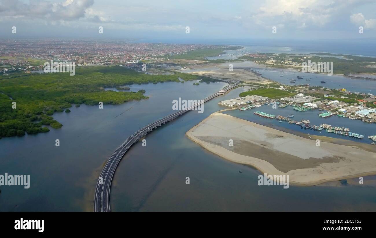 High quality aerial highway sea hi-res stock photography and images - Alamy