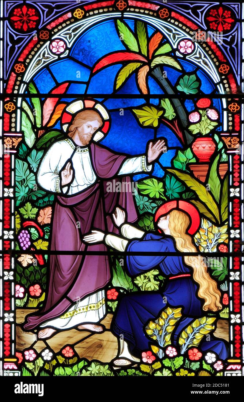 Mary magdalene at jesus tomb hi-res stock photography and images - Alamy