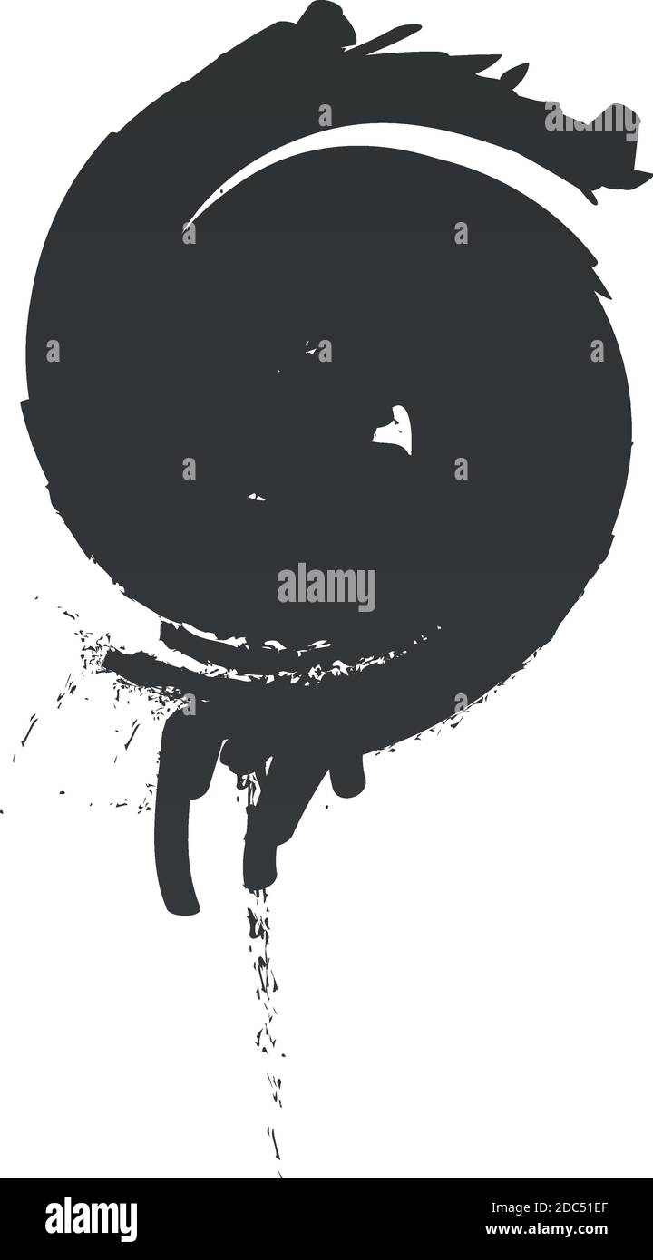 scribble stain swirl grunge texture vector illustration Stock Vector ...