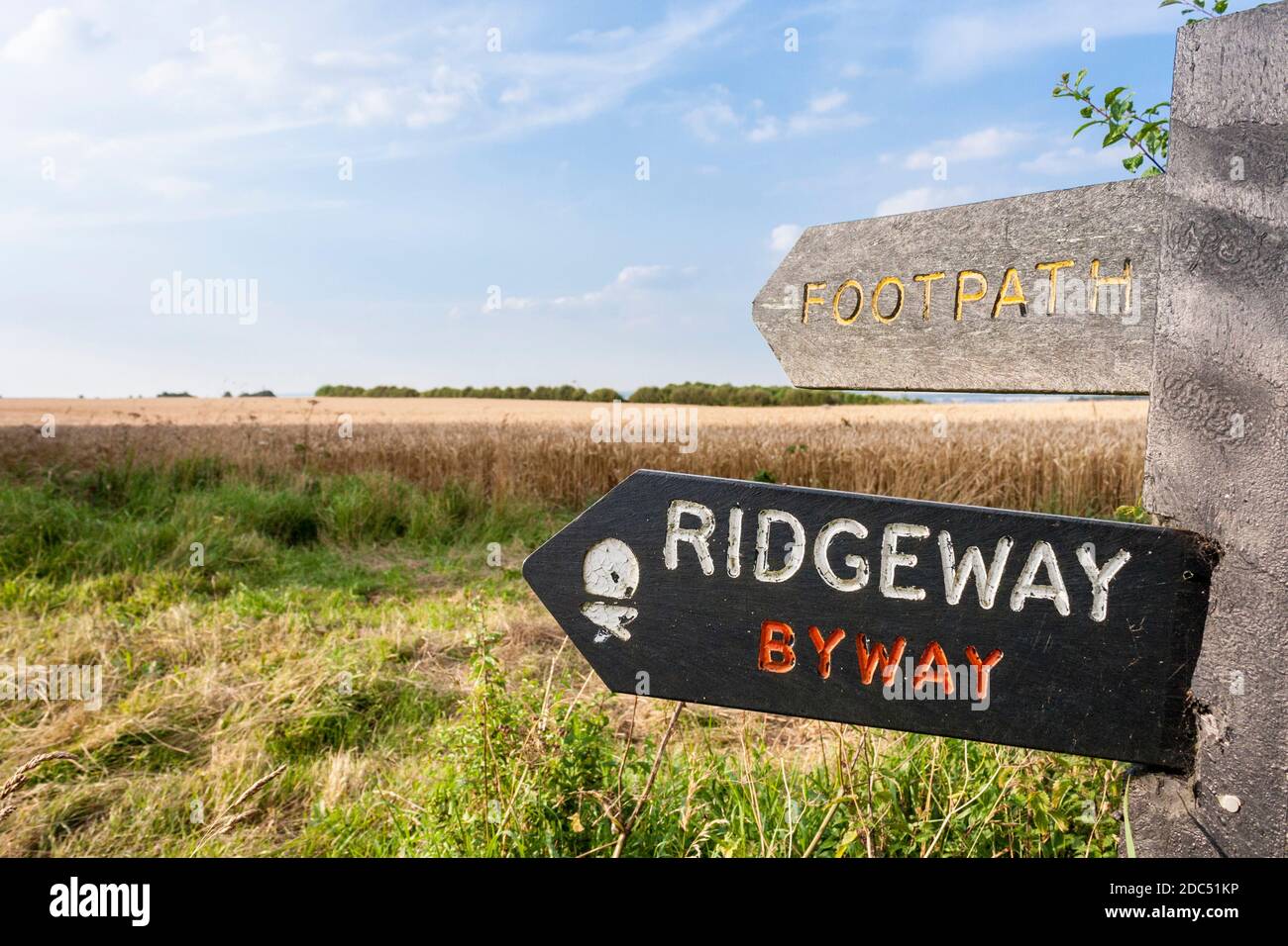 Sign byway england hi-res stock photography and images - Alamy