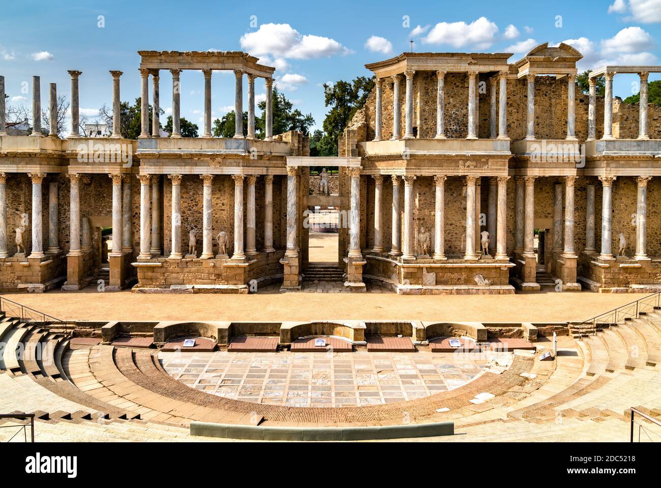 The Roman Theatre of Merida in Spain Stock Photo - Alamy