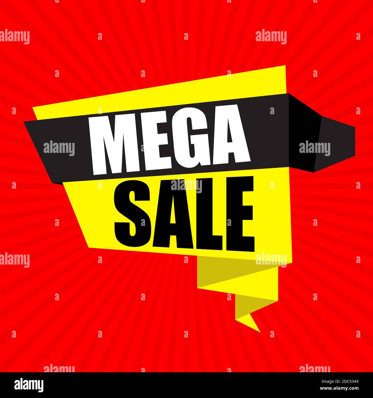 Mega sale poster hi-res stock photography and images - Alamy