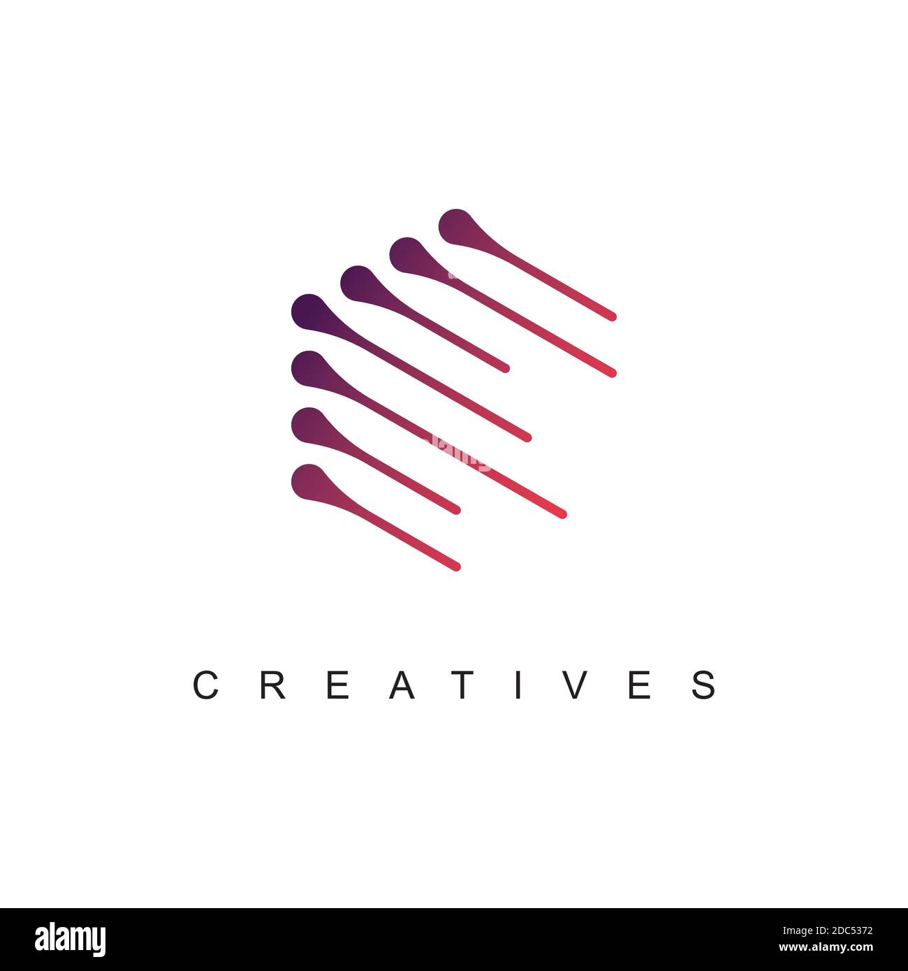 Modern abstract symbol logo design vector template Stock Vector Image ...