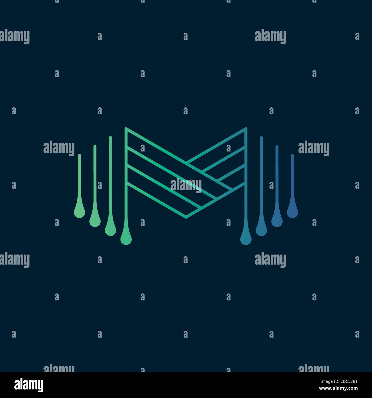 Creative letter M logo design vector template Stock Vector Image & Art ...