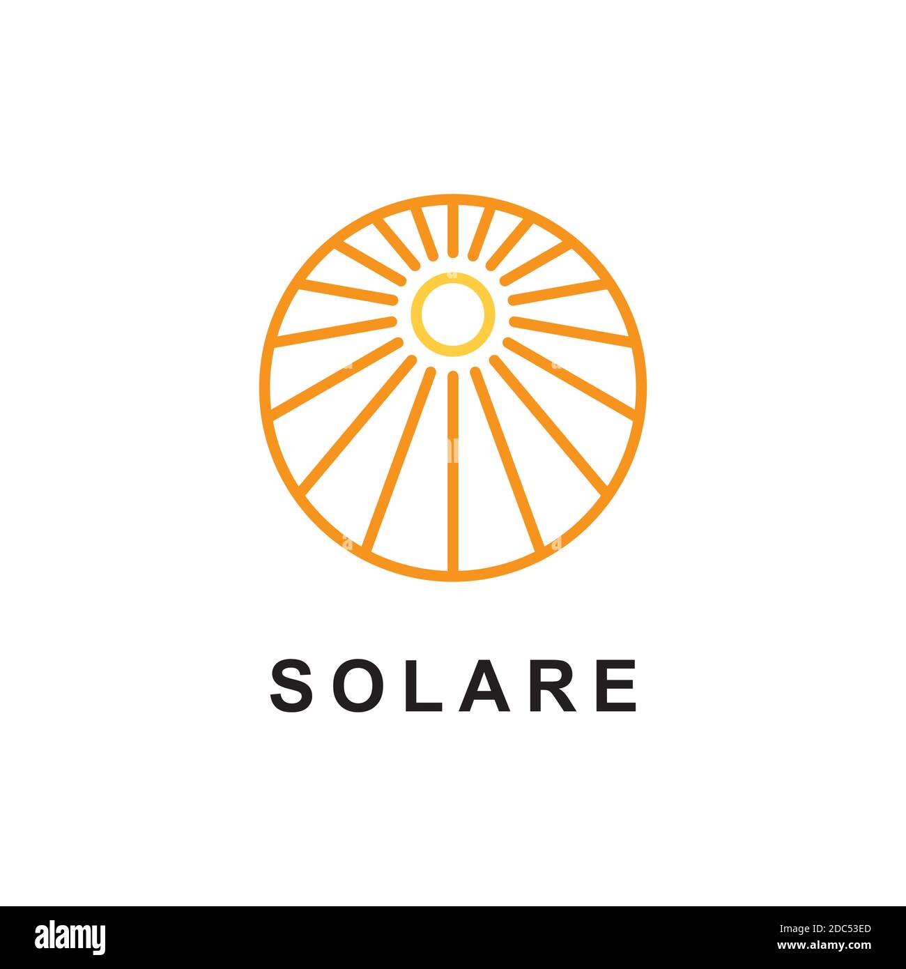 Solar logo design vector template.Creative sun symbol Stock Vector ...