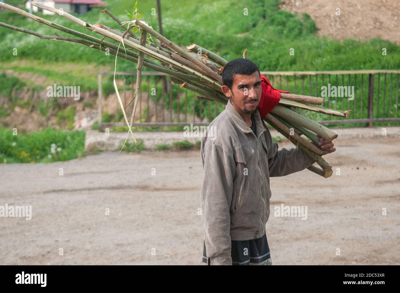 5/16/2018. Lomnicka, Slovakia. Roma or Gypsy community in the heart of ...