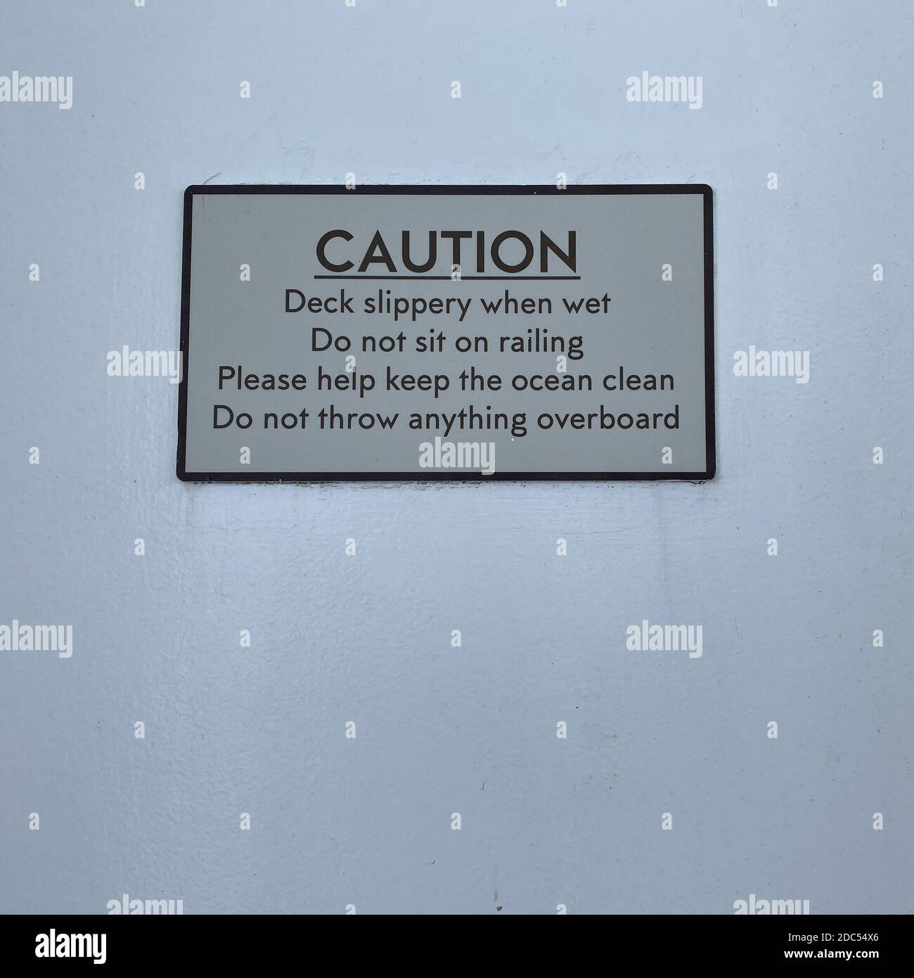 Ship Safety Sign High Resolution Stock Photography and Images - Alamy