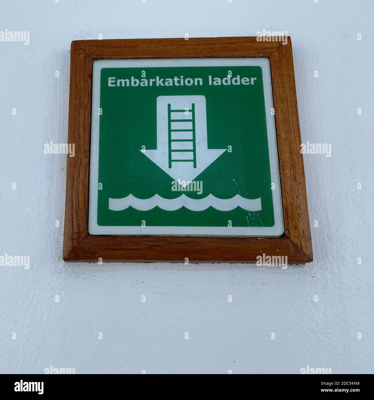 Muster station safety sign hi-res stock photography and images - Alamy