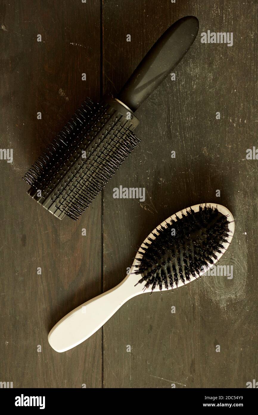 A studio photo ofa hair brush Stock Photo - Alamy