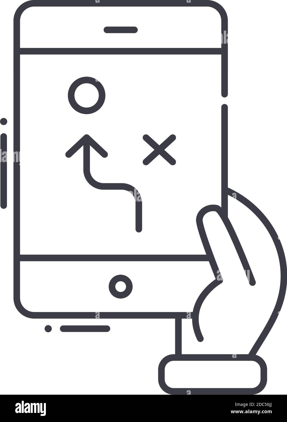Relationship goals icon, linear isolated illustration, thin line vector ...