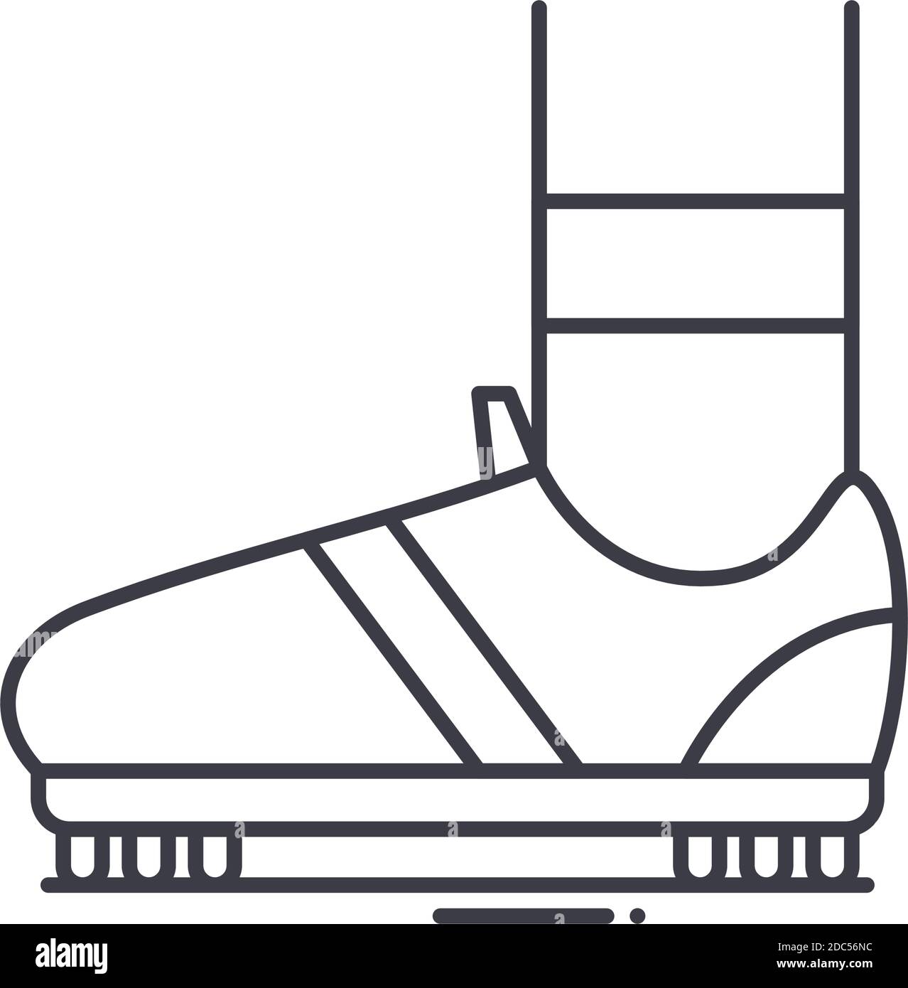 Stud icon, linear isolated illustration, thin line vector, web design ...