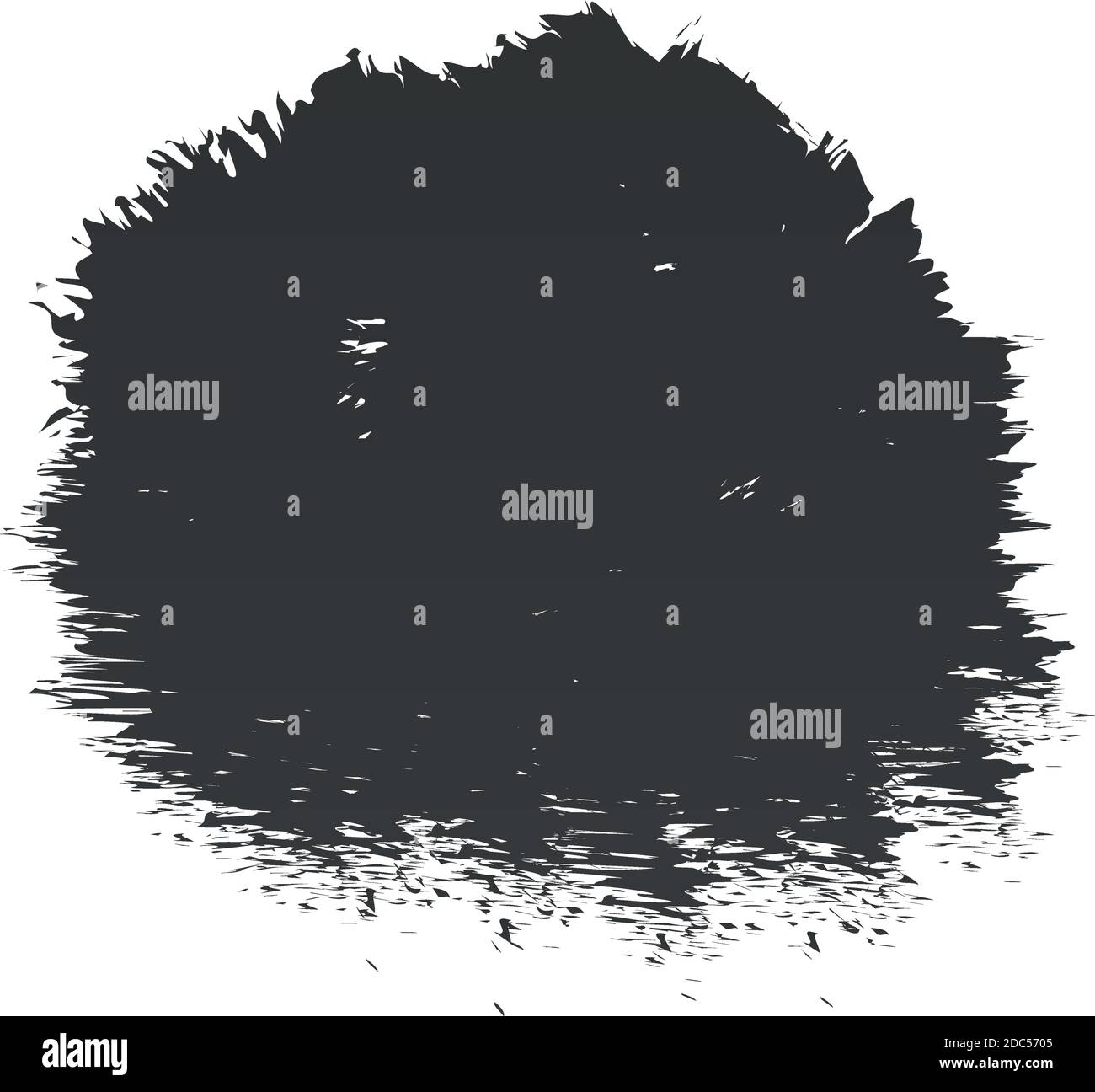 scribble stain circle grunge sketch vector illustration Stock Vector ...