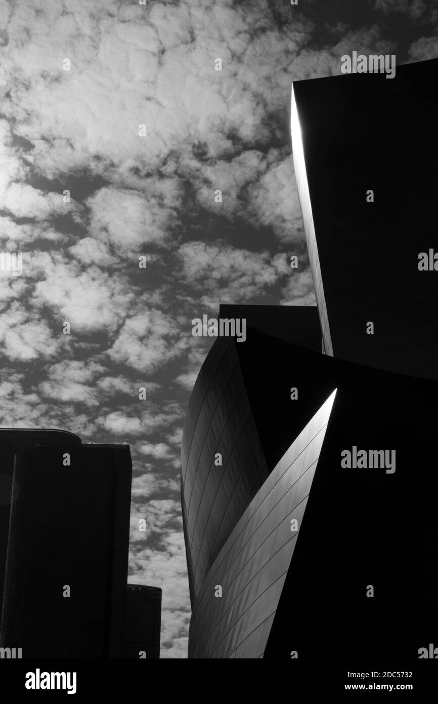 Dramatic Light, Walt Disney Concert Hall, Los Angeles, California, USA ...