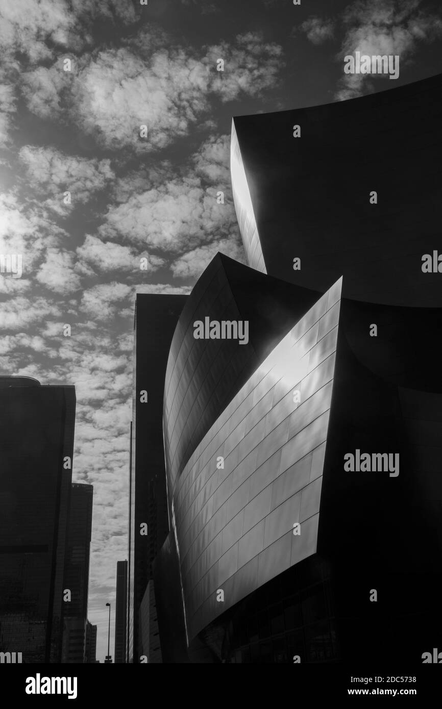 Dramatic Light, Walt Disney Concert Hall, Los Angeles, California, USA ...