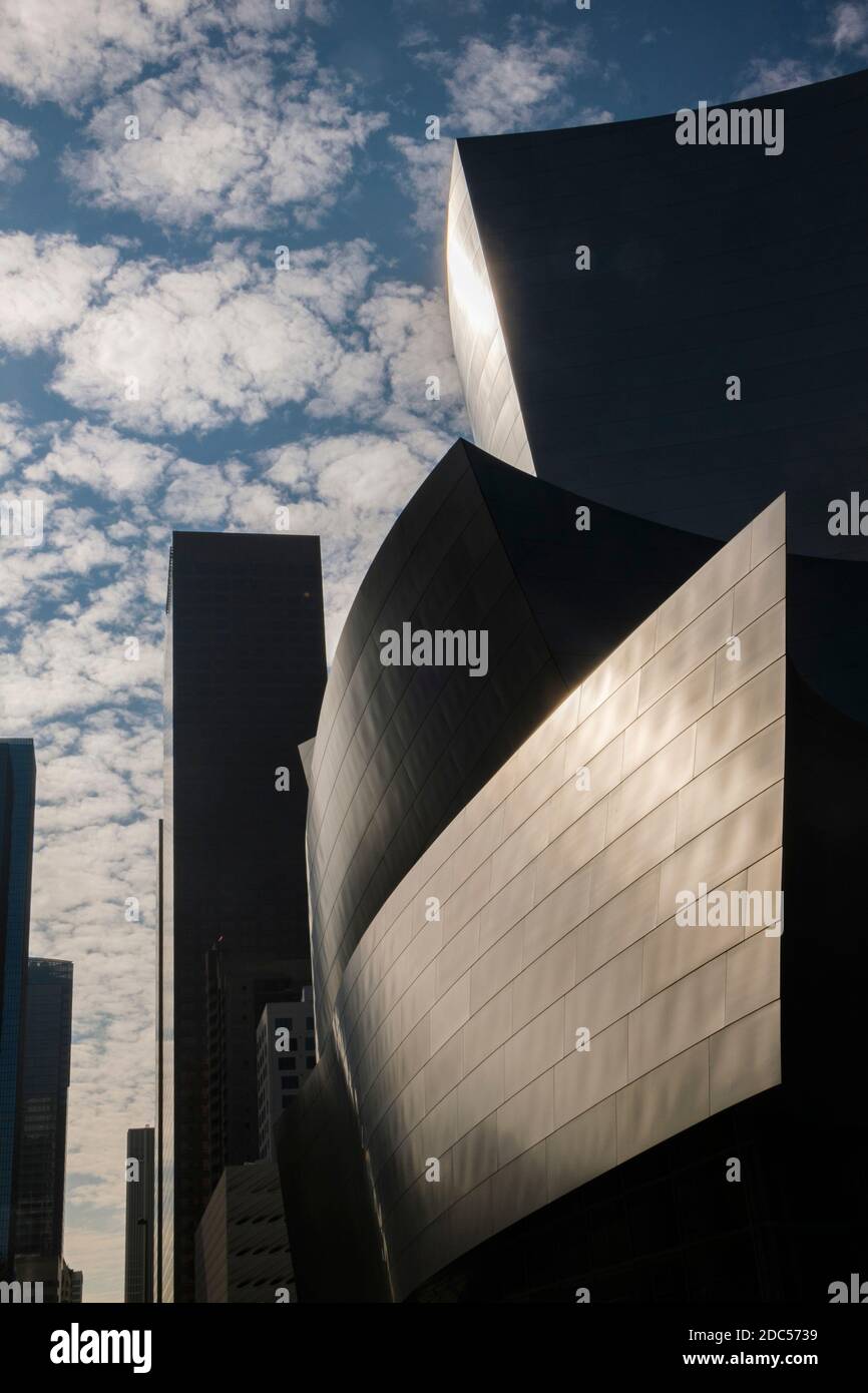 Dramatic Light, Walt Disney Concert Hall, Los Angeles, California, USA ...
