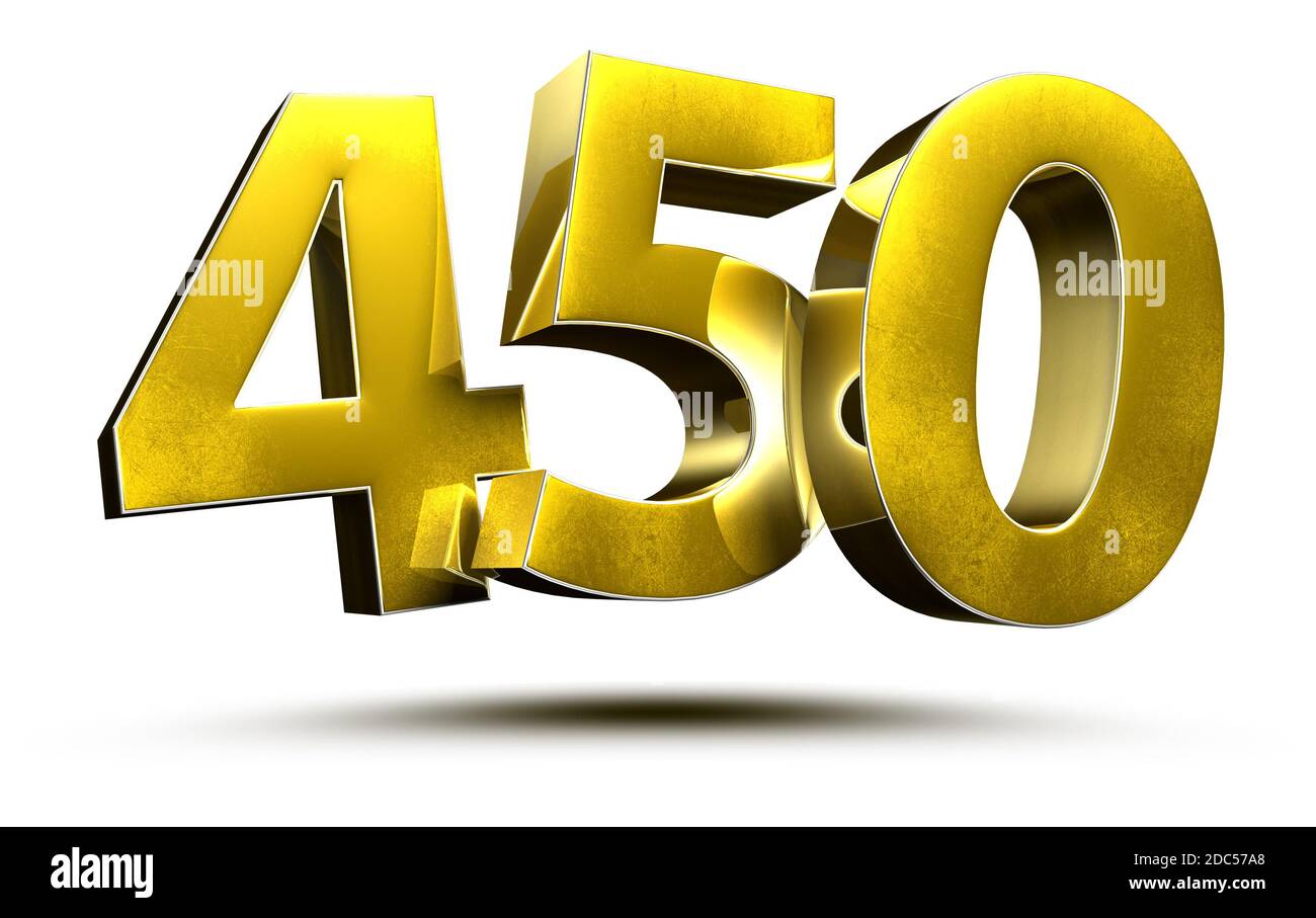 3d number 450 Cut Out Stock Images & Pictures - Alamy