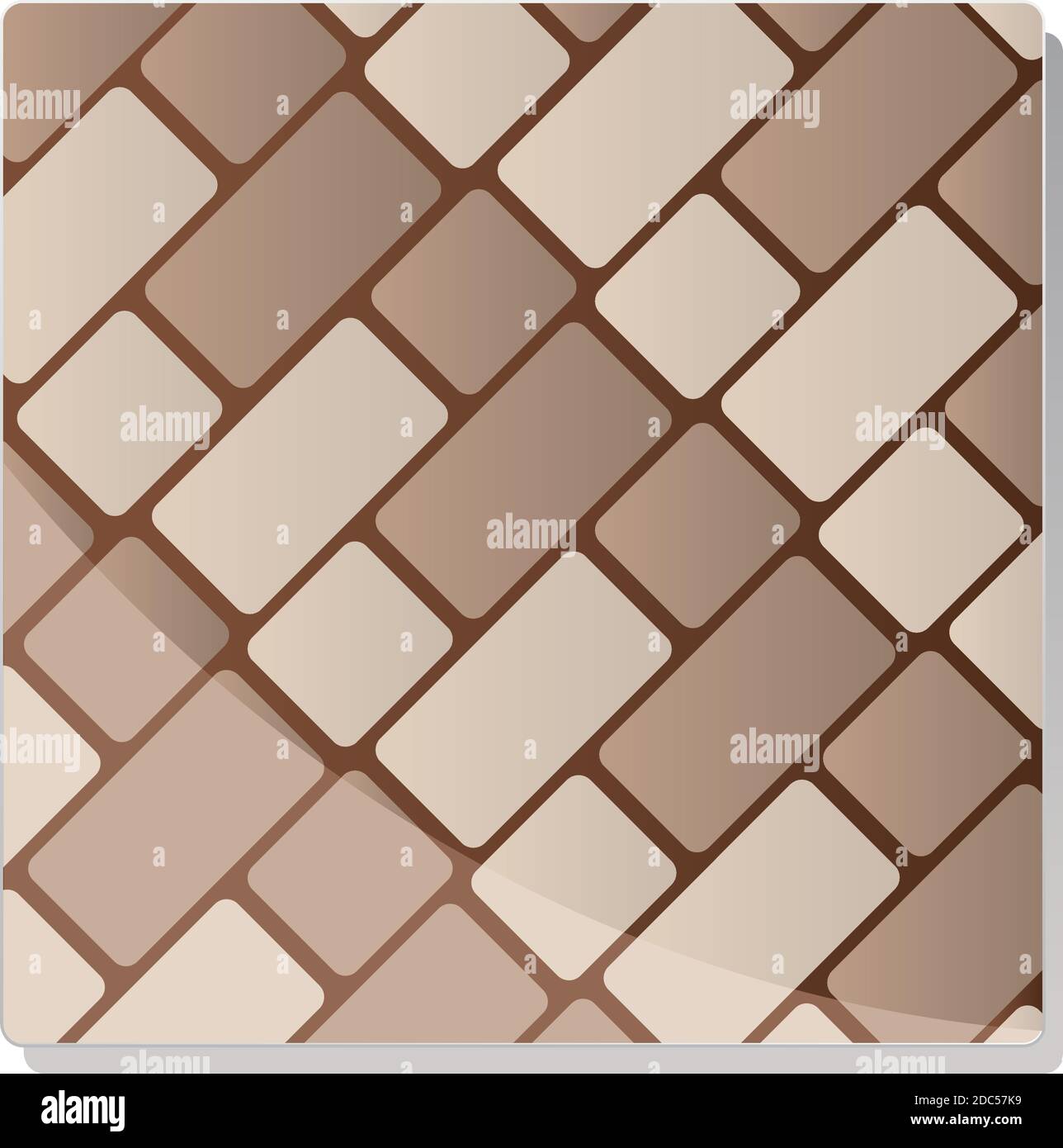 pattern with rectangular tiles ornamental vector illustration Stock ...