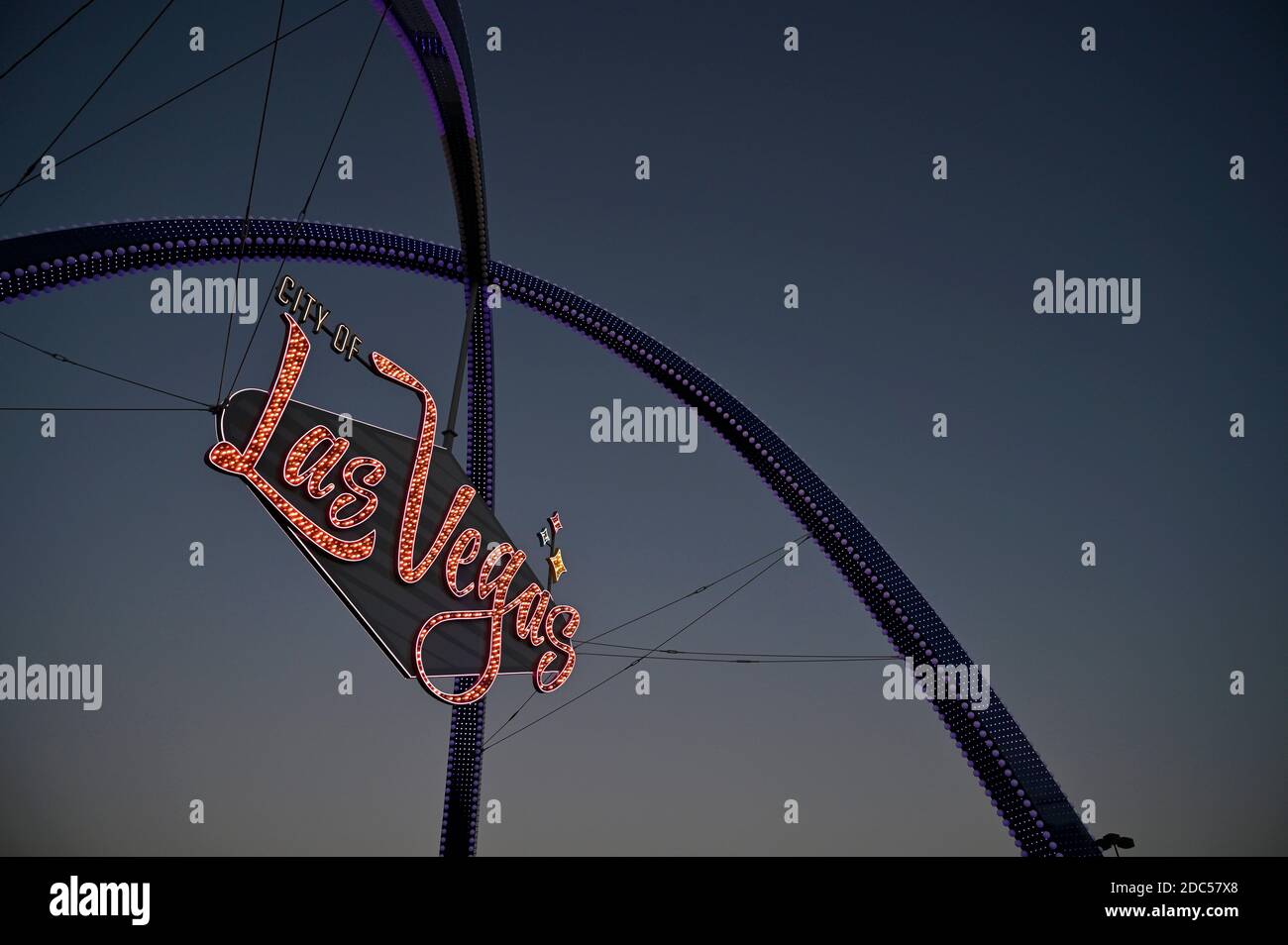 Las Vegas, Nevada, USA. 18th Nov, 2020. The Las Vegas Gateway Arches ...