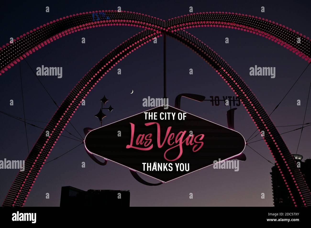 Las Vegas, Nevada, USA. 18th Nov, 2020. The Las Vegas Gateway Arches ...