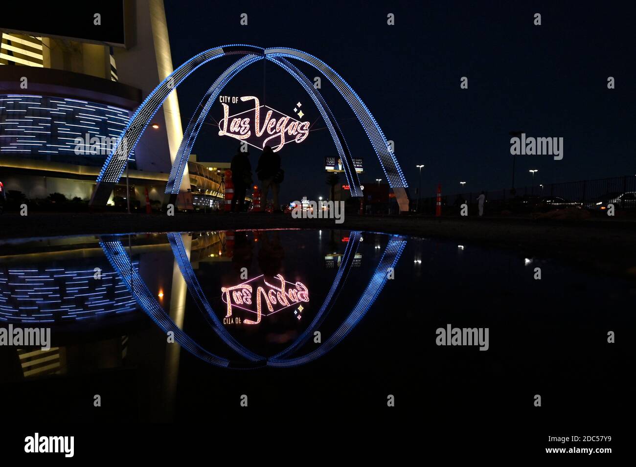 Las Vegas, Nevada, USA. 18th Nov, 2020. The Las Vegas Gateway Arches ...