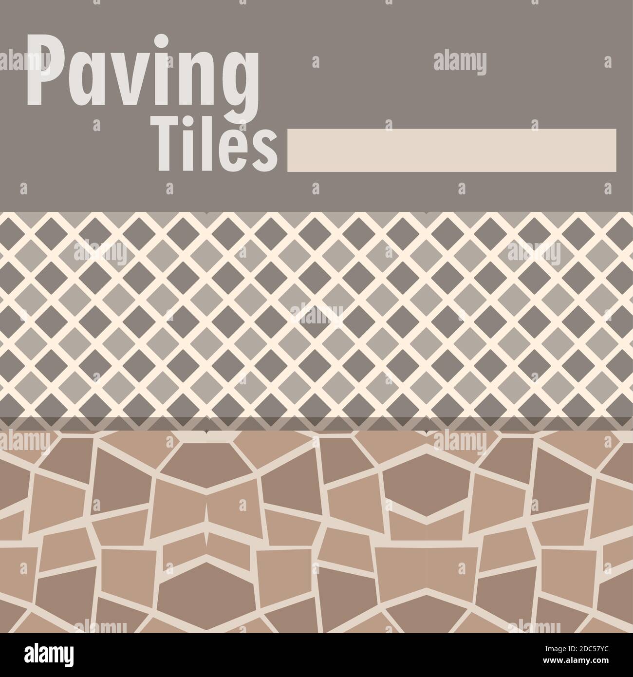 paving tiles abstract and geometric decoration banner vector ...