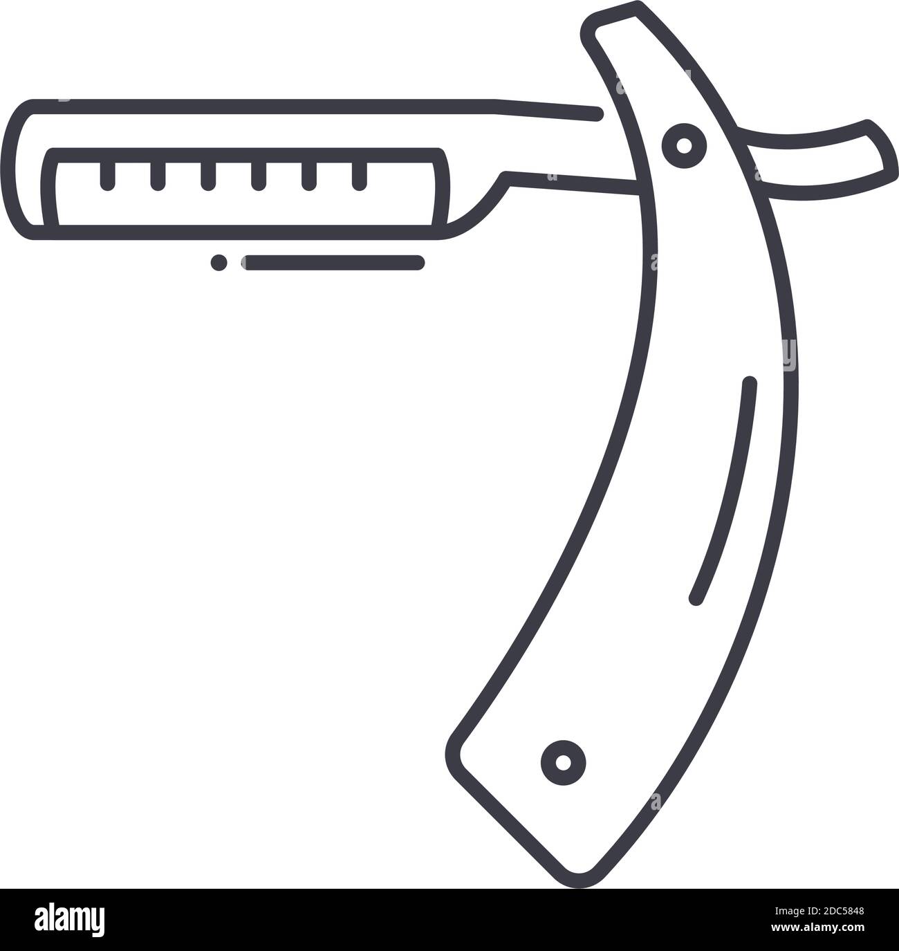 Straight Razor Stock Vector Images - Alamy