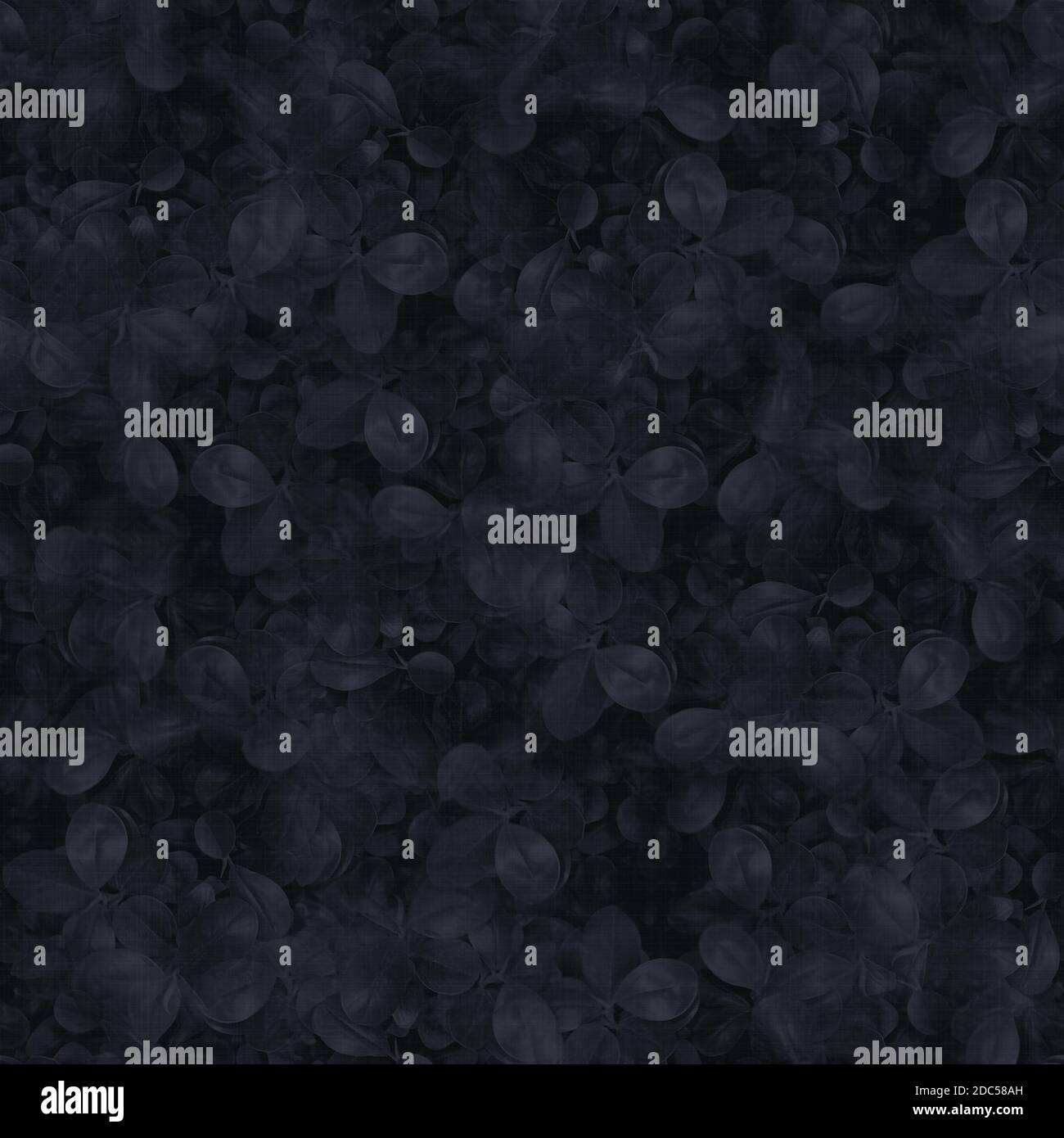 Dark moody almost black leaf seamless pattern Stock Photo - Alamy