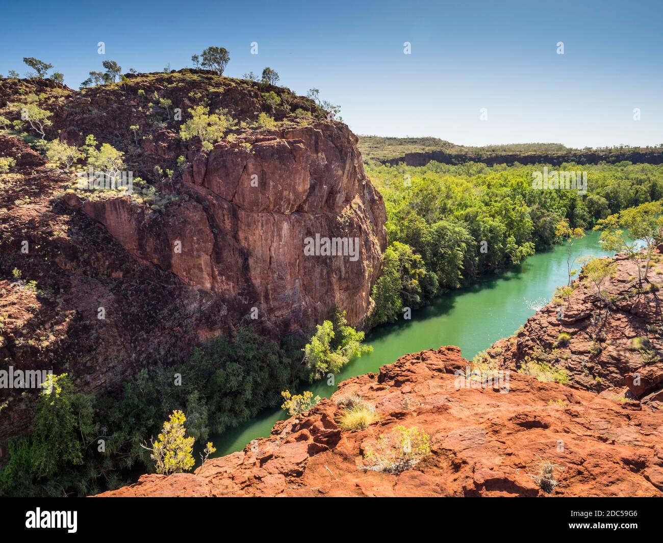 Lawn Hill Gorge from Duwadarri Lookout, Boodjamulla National Park Stock ...