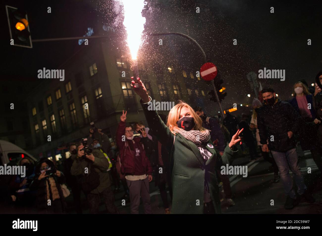 Flare used in protests hi-res stock photography and images - Alamy