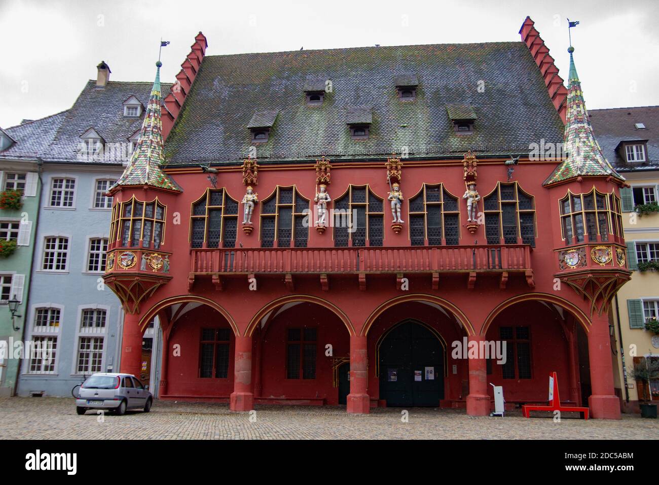 Freiburg im Breisgau/Germany - 10 28 2012: Trade house on the main ...