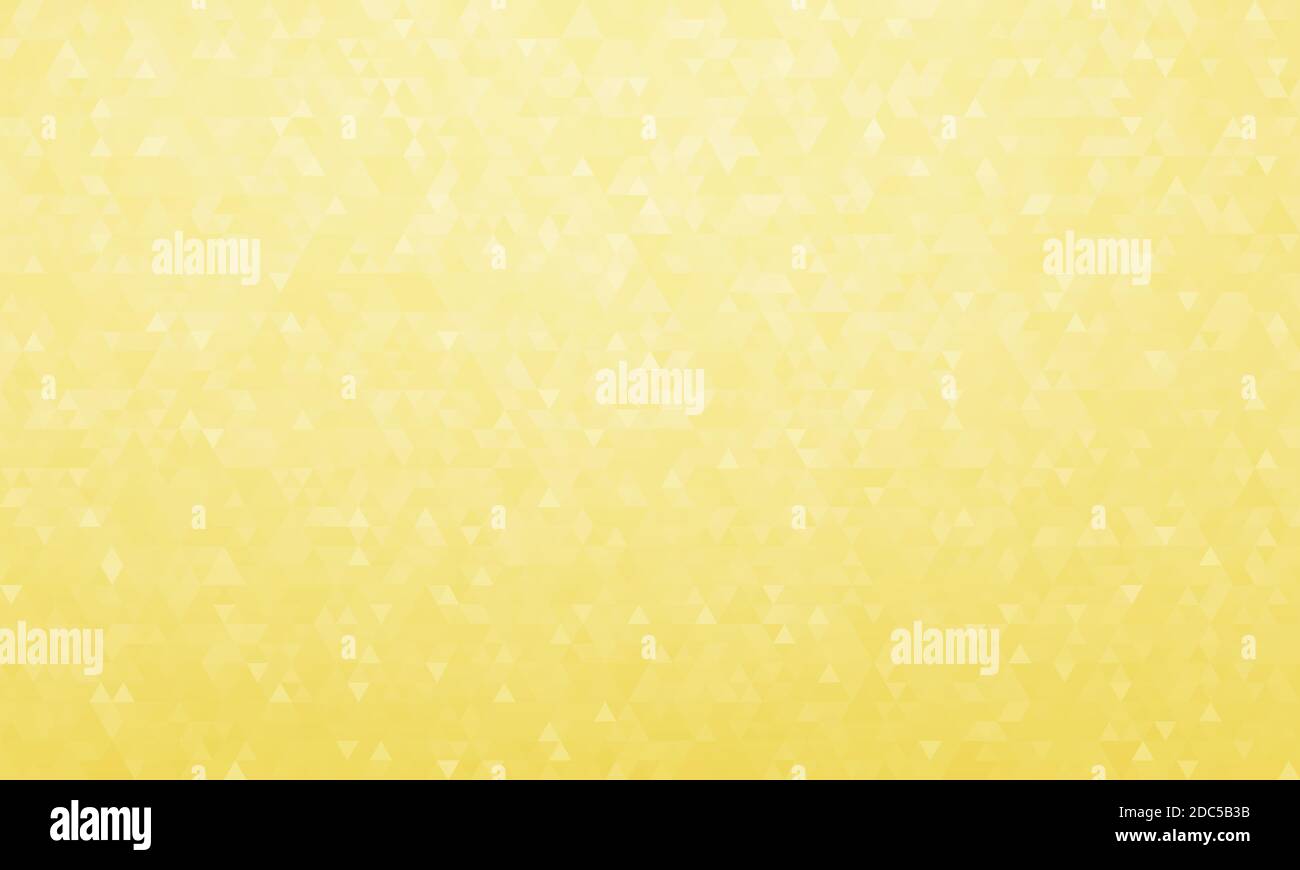 Abstract geometric background, pattern of triangles in lemon color ...